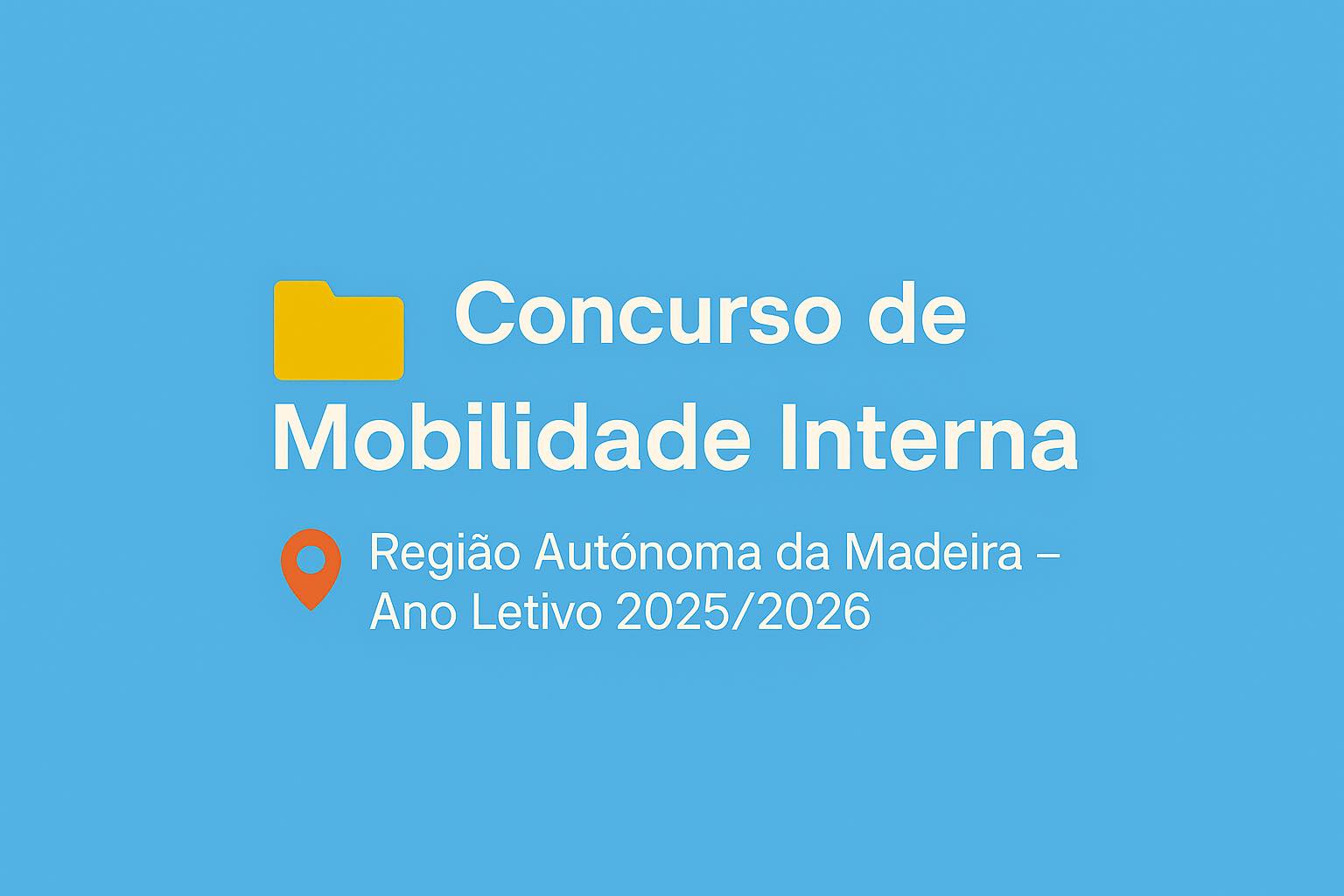 Concursos 2025/2026 – SPM – Sindicato dos Professores da Madeira