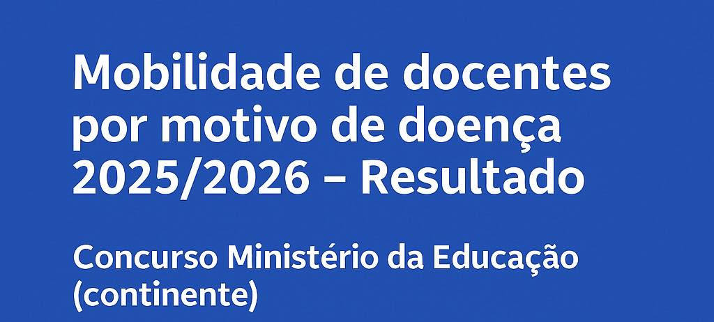 Concursos 2025/2026 – SPM – Sindicato dos Professores da Madeira