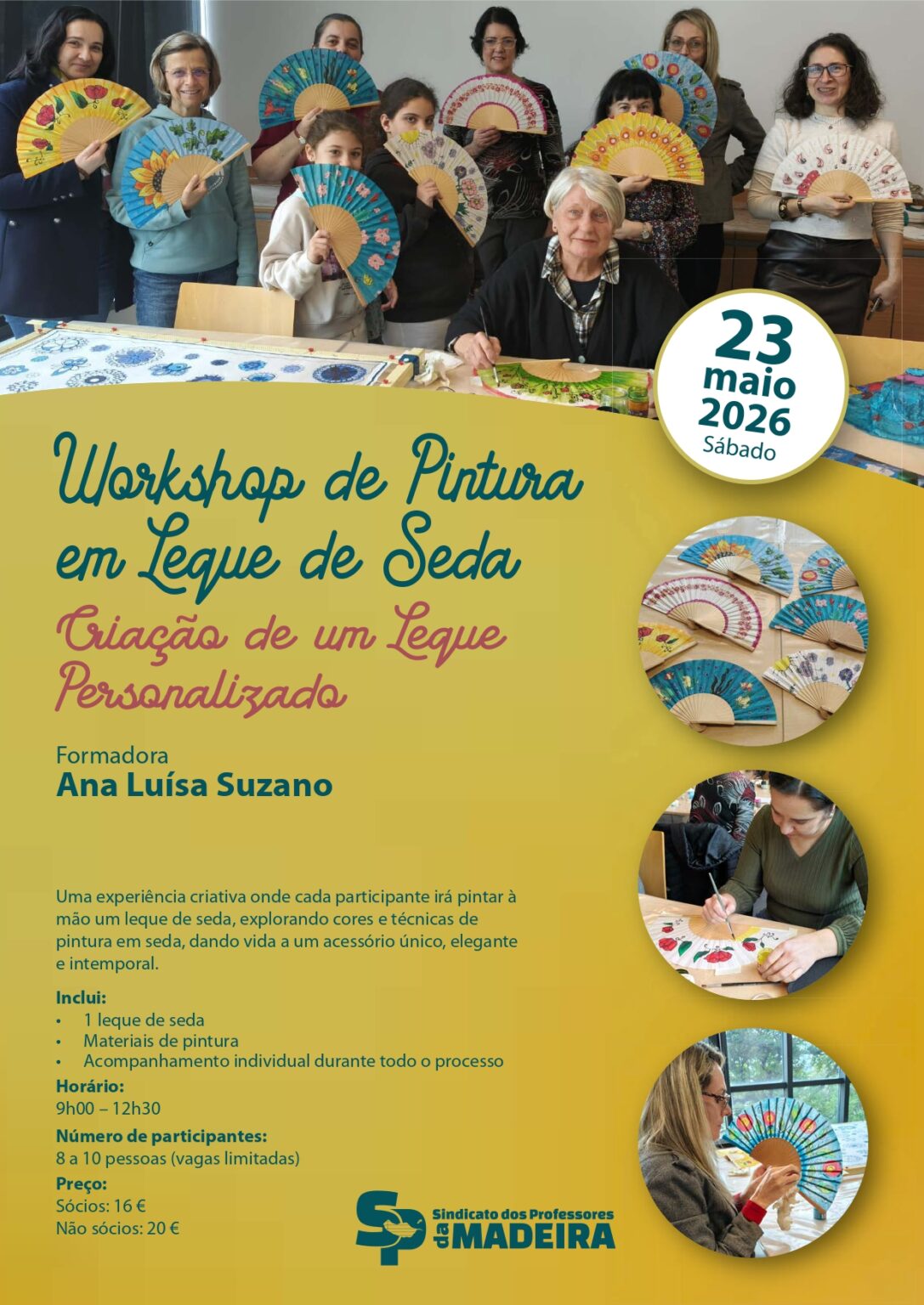 Workshop de Pintura em Leque de Seda – SPM – Sindicato dos Professores ...